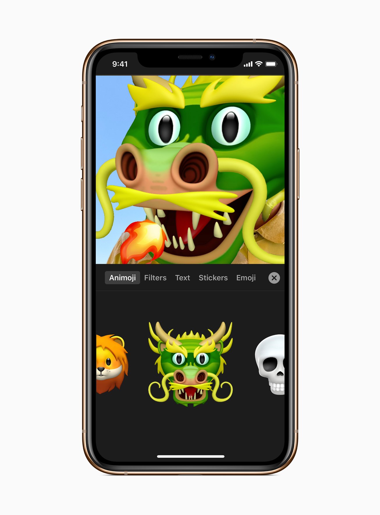 Apple_Clips-features-Memoji-Animoji-dragon-animoji_120519 - TechPost.it